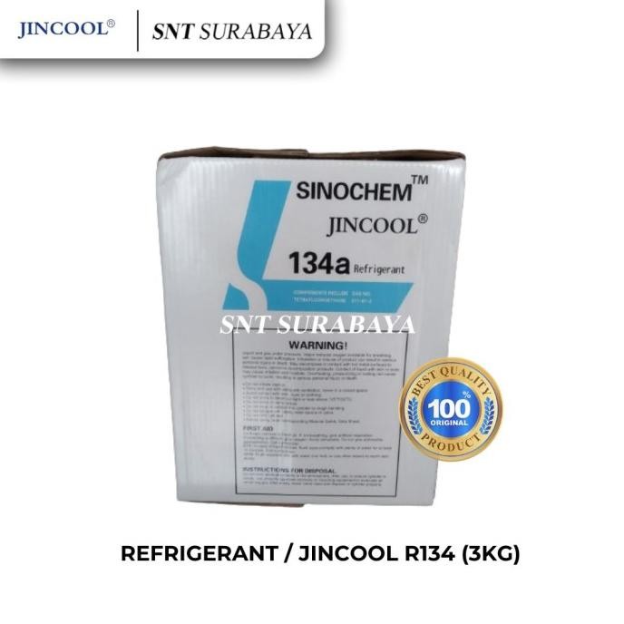 Jual Freon Ac R134A 3Kg - Freon Jincool R134A - Freon Ac 3Kg R134 ...
