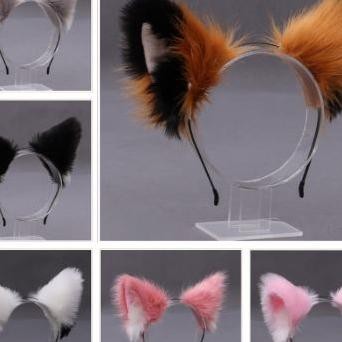 Jual Bl04 Bando Telinga Tebal Polo Ug Telinga Ucing Fur Ear Neo Cat ...