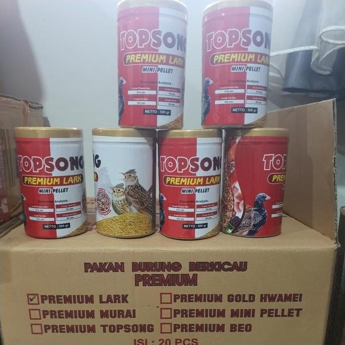 Jual nl-8 TopSong TOP SONG PREMIUM GOLD Lark 1 TOPLES VOER PAKAN ...