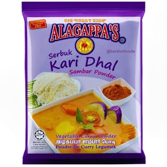 Jual ------] Sambhar Masala Powder Alagappa's / Bumbu Serbuk Kari Dhal ...