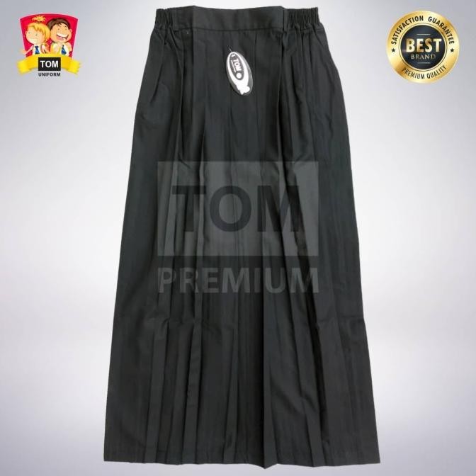 Jual Murah!!! Seragam Tom - Rok Rempel Panjang Hitam | Shopee Indonesia