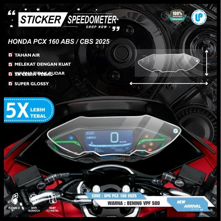 Jual STICKER ANTIGORES SPEEDOMETER HONDA PCX 160 ABS/CBS 2025 | Shopee ...