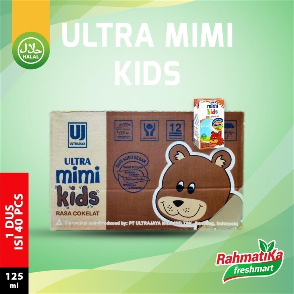 Jual Ultra MIMI KIDS Susu UHT 1 Dus (Isi 40 x 125ml) | Shopee Indonesia