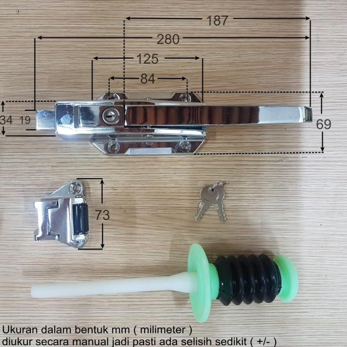 Jual Handle Pintu Cold Storage Lt 1178 - 12" / Latch Cold Room Original ...