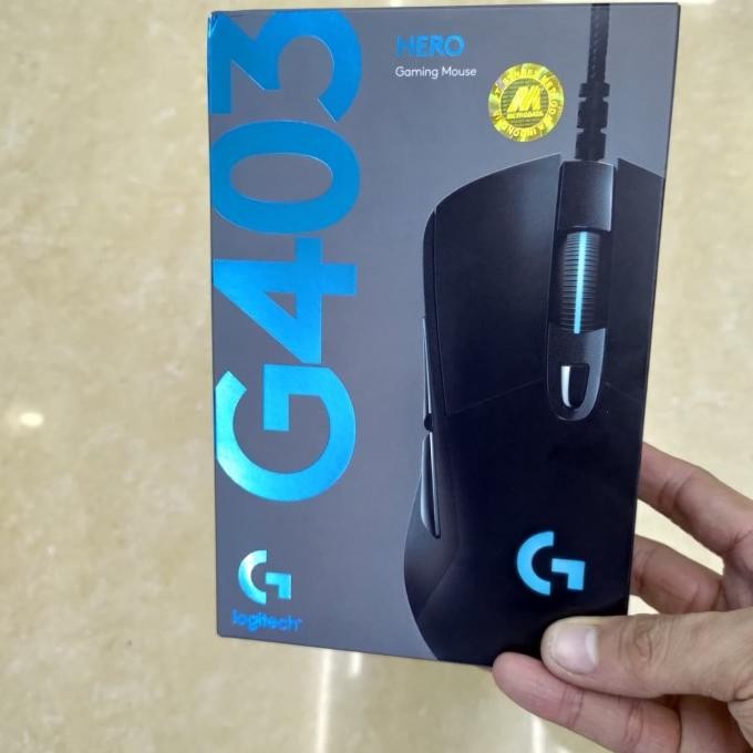 Jual Logitech Mouse Gaming G403 Hero Resmi New Stok | Shopee Indonesia