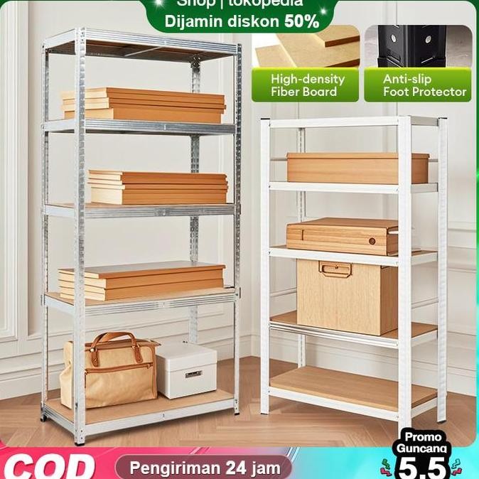 Jual AKEA Rak /Rak besi /Rak Susun/Rak besi siku lubang/ Rak susun ...