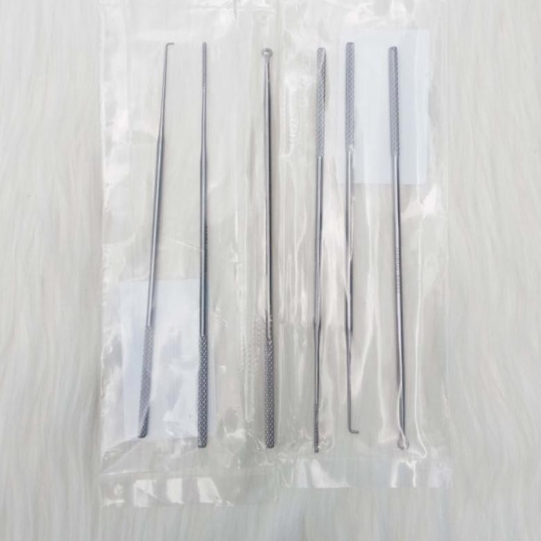 Jual Tr24 Serumen Set 3 Item ( Catton Aplicator, Cerumen Hook, Cerumen ...