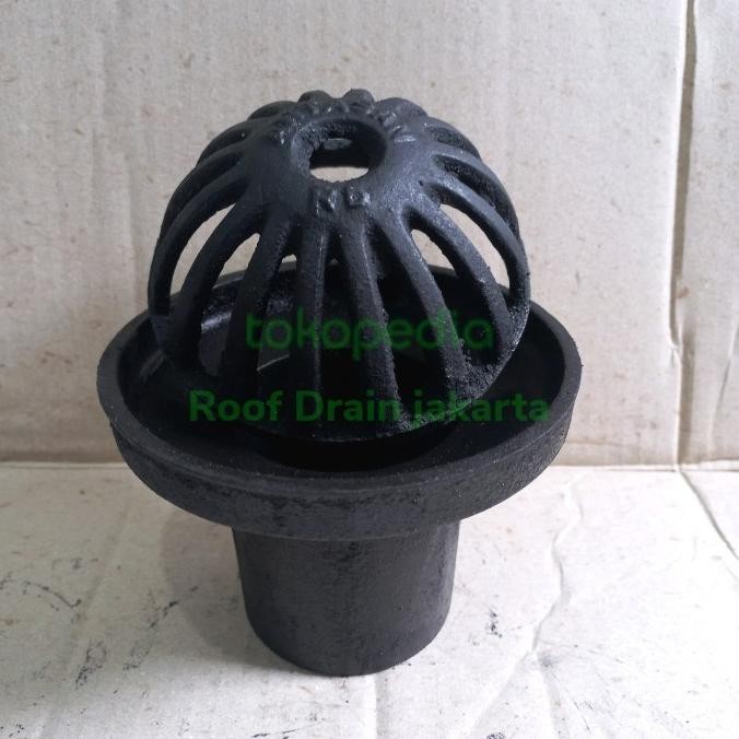 Jual Roof Drain Cast Iron 3 Inchi ANTASAN Saringan Air Cast Iron ...