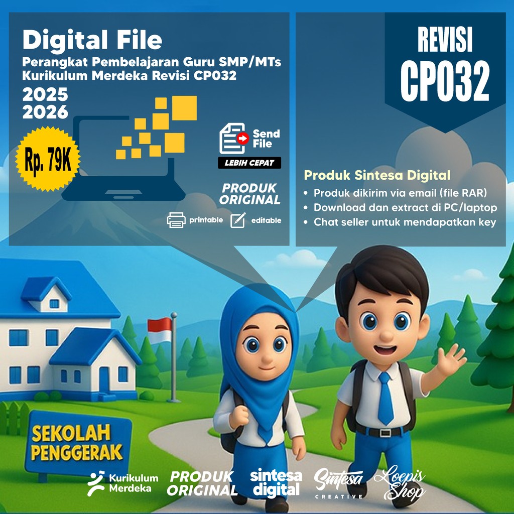 Jual Perangkat Pembelajaran Kurikulum Merdeka Untuk Guru SMP dan MTs CP032 Revisi Terbaru ...