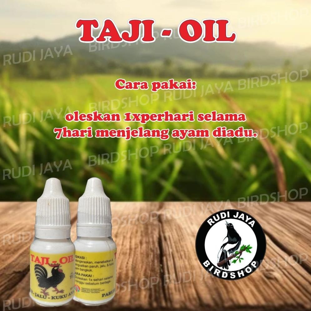 Jual UFO-2025 TAJI OIL 10ML OBAT VITAMIN PENGERAS PENGUAT PARUH JALU TAJI KAKI KUKU AYAM ADUAN ...