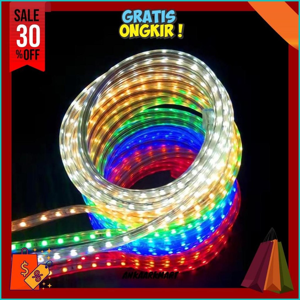 Jual Lampu Led Per Meter ( Strip ) Selang 5050 Ac 220V Meteran Super ...