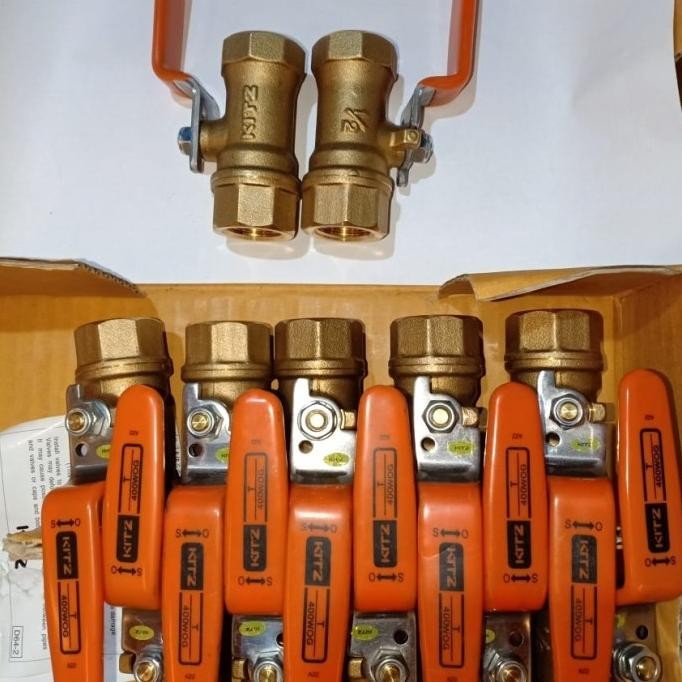 Jual Ball Valve Kitz 3/4" Inch Drat Kuningan 400 Wog New Stok | Shopee Indonesia