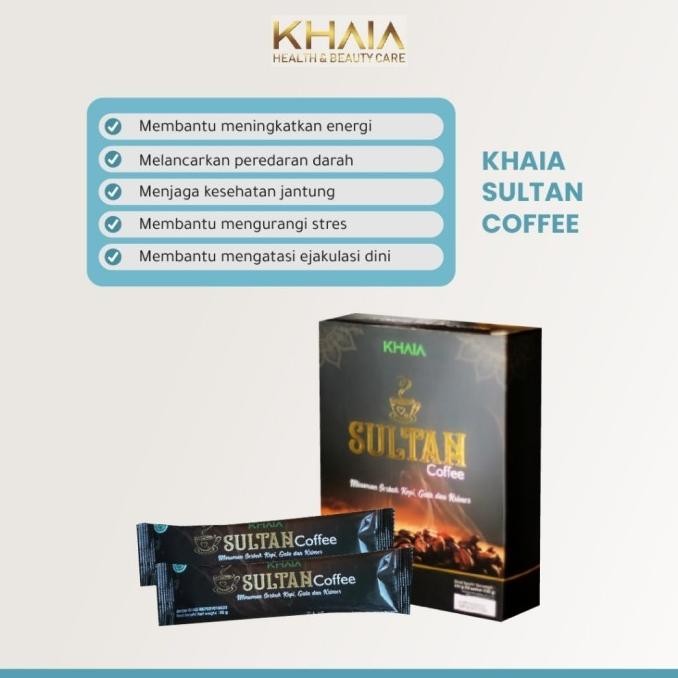 Jual 1 Box Sultan Coffee Original | Kopi Sultan | Coffee Sultan Khaia | Kopi Stamina Pria Kuat ...