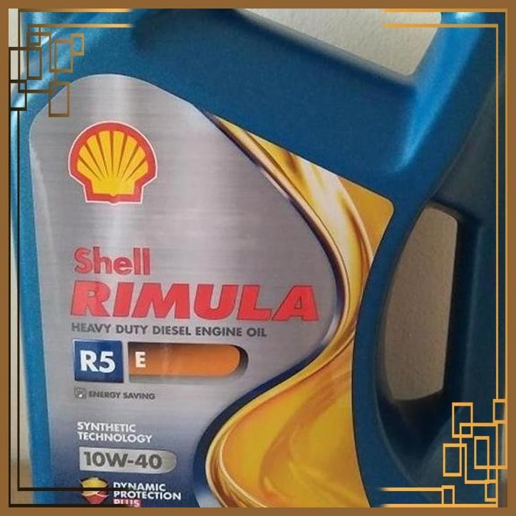 Jual [POG] OLI MESIN SHELL RIMULA HEAVY DUTY DIESEL R5E 10W-40 4 LITER ...
