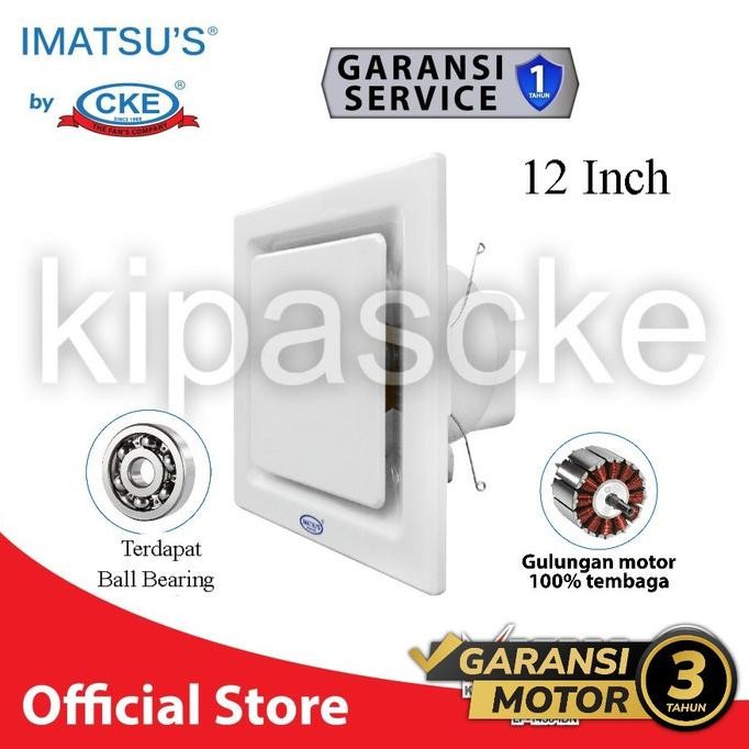 Jual Exhaust Fan Plafon Ducting 12 Inch Kipas Hexos Blower Heksos Dak ...