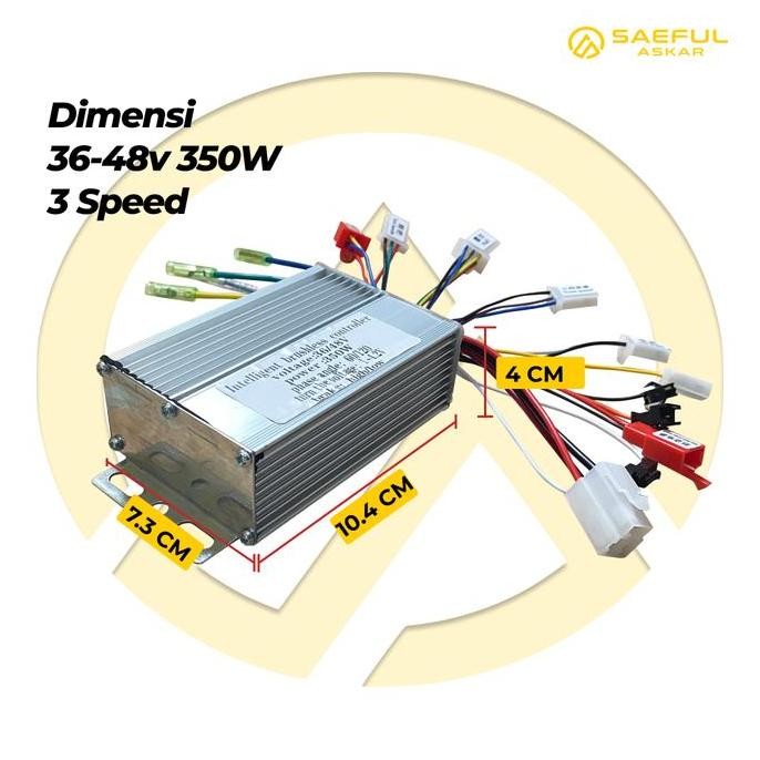 Jual Kontroler Sepeda Listrik Motor Elektrik Kontrol Bldc 24V 36V 48V ...