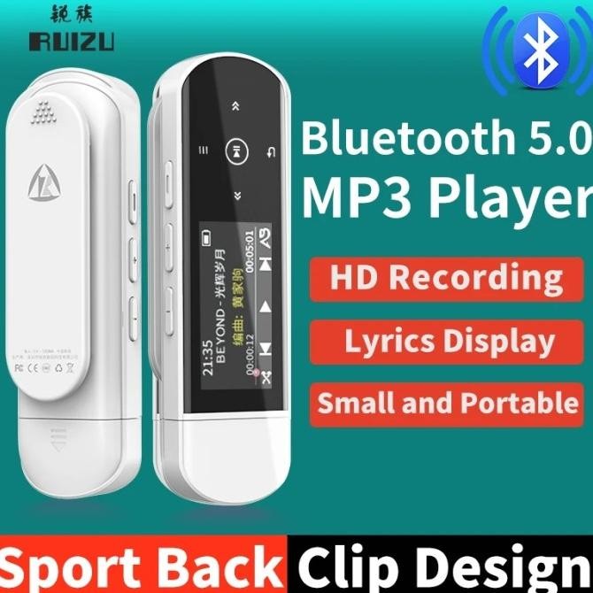 Jual Original RUIZU X69 2 in 1 32Gb Bluetooth 5 Sport MP3 Player ...