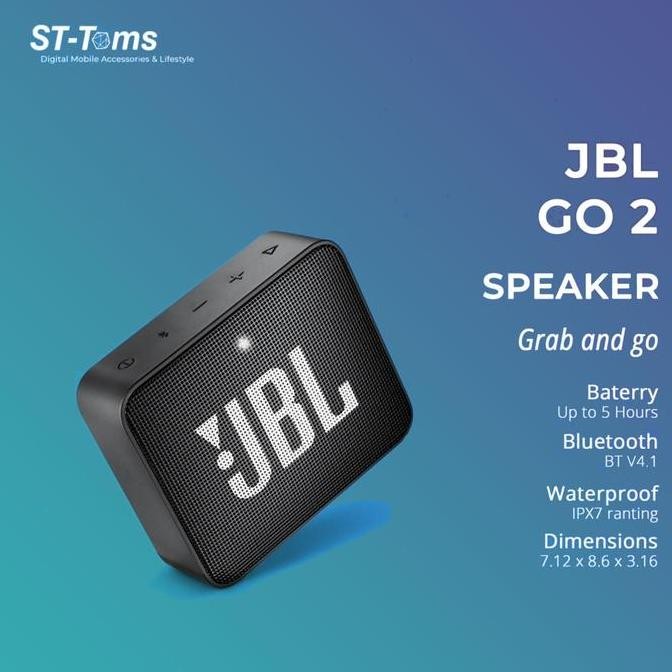 Jual JBL GO 2 GO2 Portable Bluetooth Speaker | Shopee Indonesia