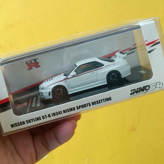 Jual INNO64 NISSAN SKYLINE GT-R R34 NISMO SPORT RESETTING 2104T ...