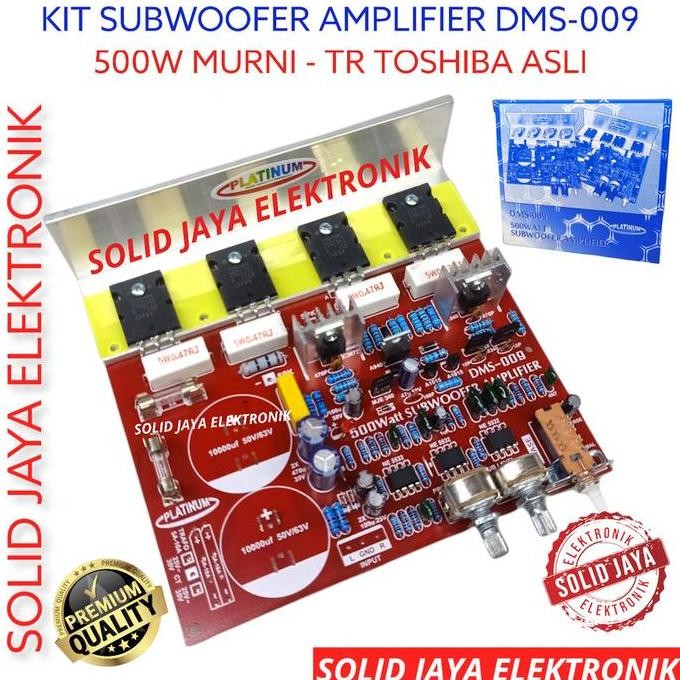 Jual Sale Kit Power Subwoofer 500W Dms 009 Dms-009 Platinum Tr Transistor Final Toshiba Asli ...