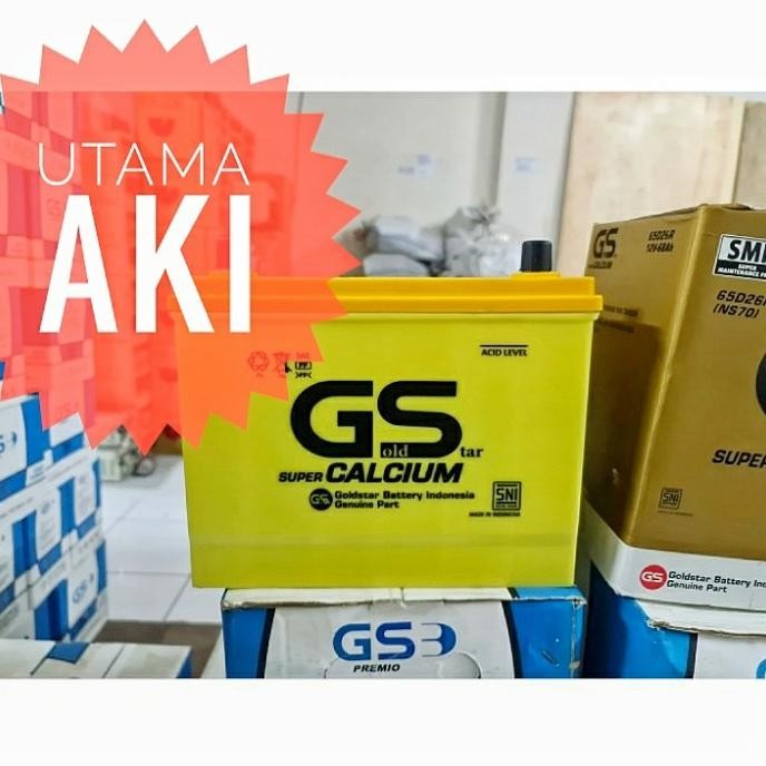 Jual BEBAS ONGKIR - AKI KERING MOBIL GS G MFCC NS 70 / NS70 / 65D26R ...