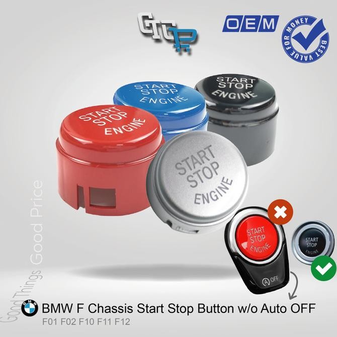 Jual Bmw Start Stop Push Button Tombol Switch Tanpa Auto Off F01 F02 ...