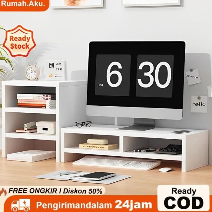 Jual Stand Monitor Rak Monitor Desktop Dudukan Komputer | Shopee Indonesia