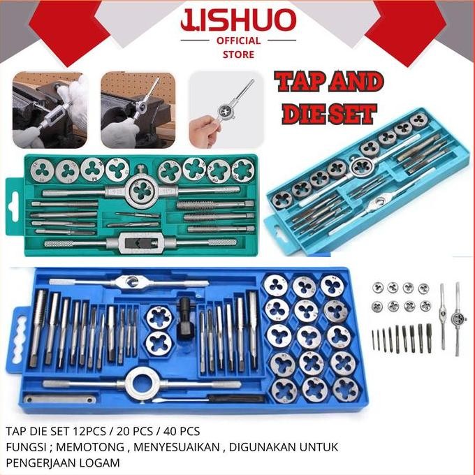 Jual Jishuo [Cod] Toolbox Alat Snai Dan Tap Ulir Baut Senai Die Senei ...