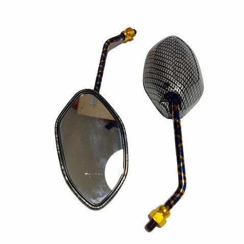 Jual Jy-6 Spion Beat Karbon Tangkai Blue X Variasi Beat Vario Spacy ...