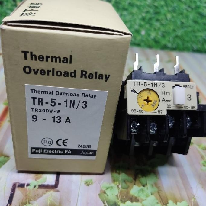 Jual Thermal Overload Relay Tor Tr-5-1N/3 Fuji Elektrik Tr-5-1N 9A-13A New Stok | Shopee Indonesia