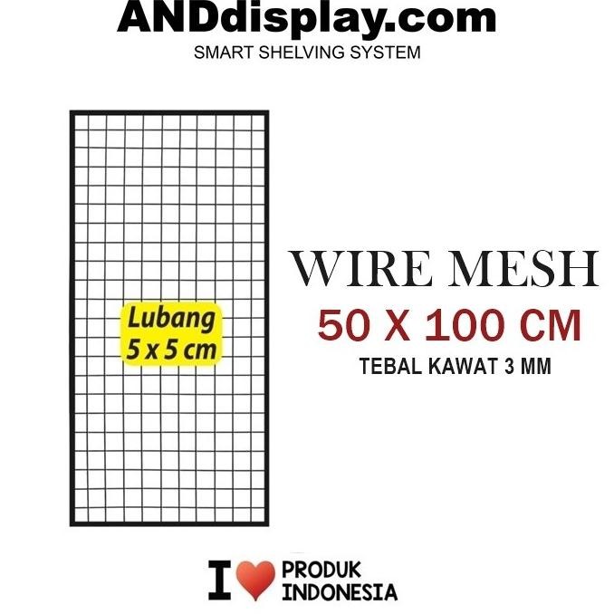 Jual (Ready stock) WIRE GRID MESH 50 X 100 CM - KAWAT JARING KOTAK ...