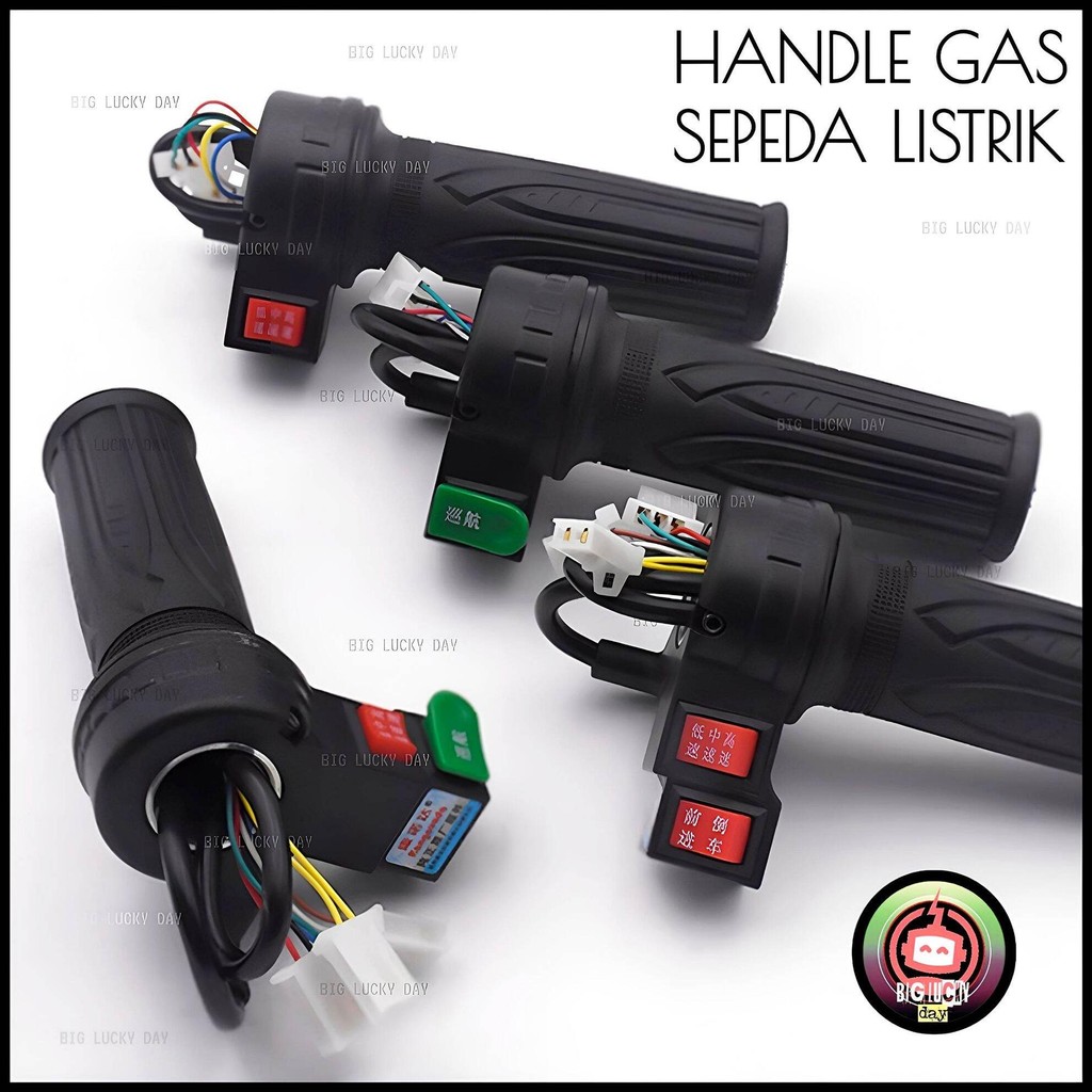 Jual HANDLE GAS SEPEDA LISTRIK UNIVERSAL 12V-72V THROTTLE GAS 3 SPEED ...