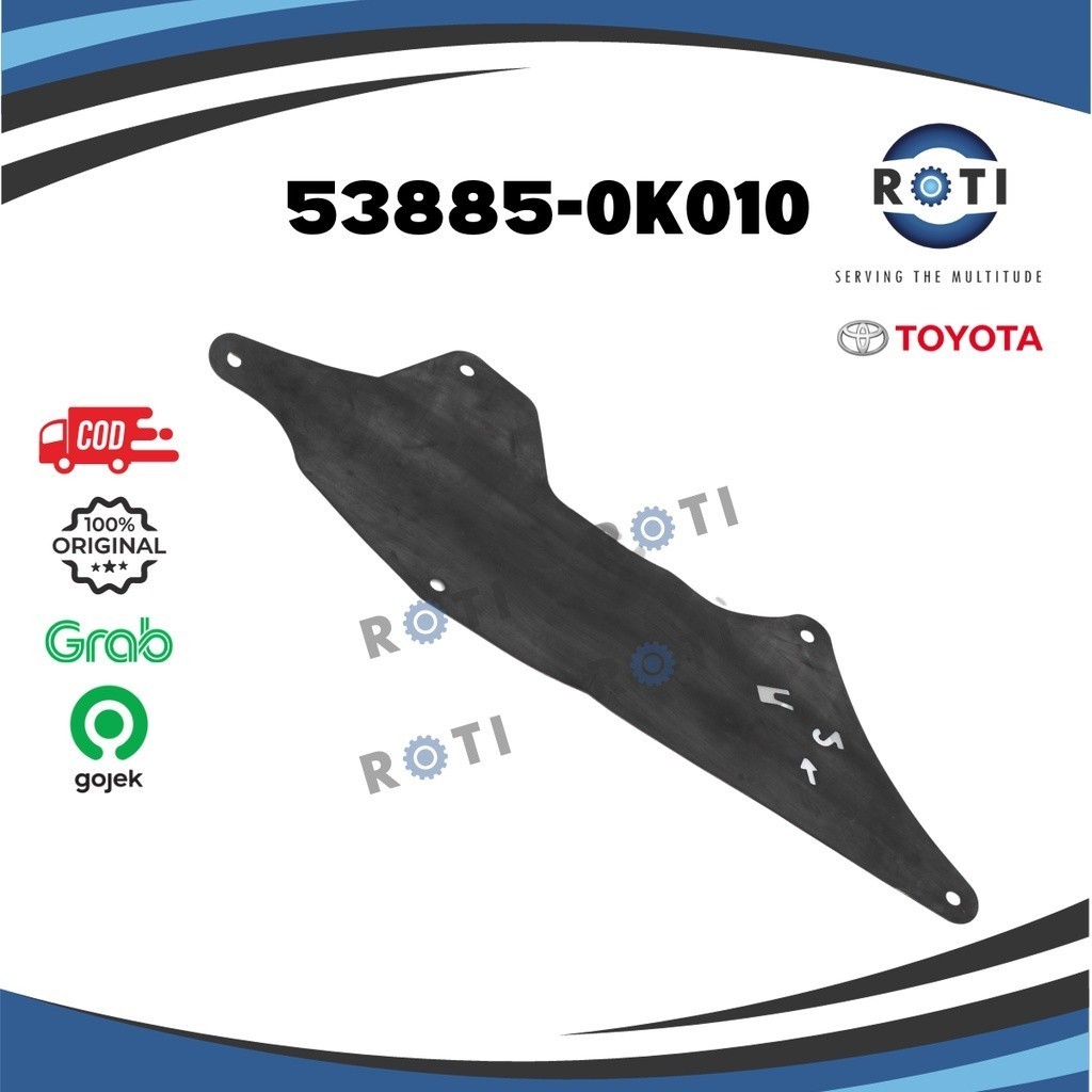 Jual TOYOTA 53885-0K010 SEAL FENDER MUDGUARD FOR HILUX TGN10 | Shopee ...