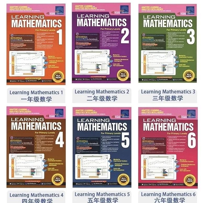 Jual 6Books/Set Sap Learning Mathematics Book Grade 1-6 Children Learn ...