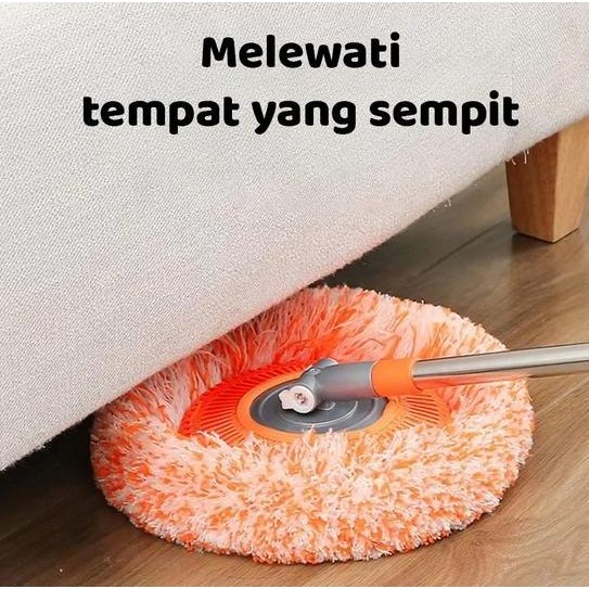 Jual Alat Pel Pembersih Rumah Sapu Pel Model Bunga Matahari 1 Meter ...