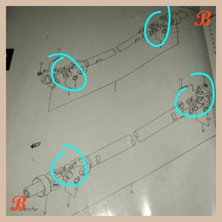 Jual [SPS] JOINT CROSS JOINT COPEL SUZUKI VITARA/ESCUDO/SIDEKICK ...