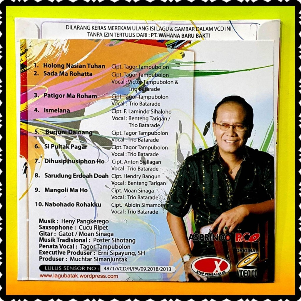 Jual KASET VCD LAGU POP BATAK VICTOR HUTABARAT-LAGU POP BATAK-LAGU BATAK-KASET DVD LAGU BATAK ...
