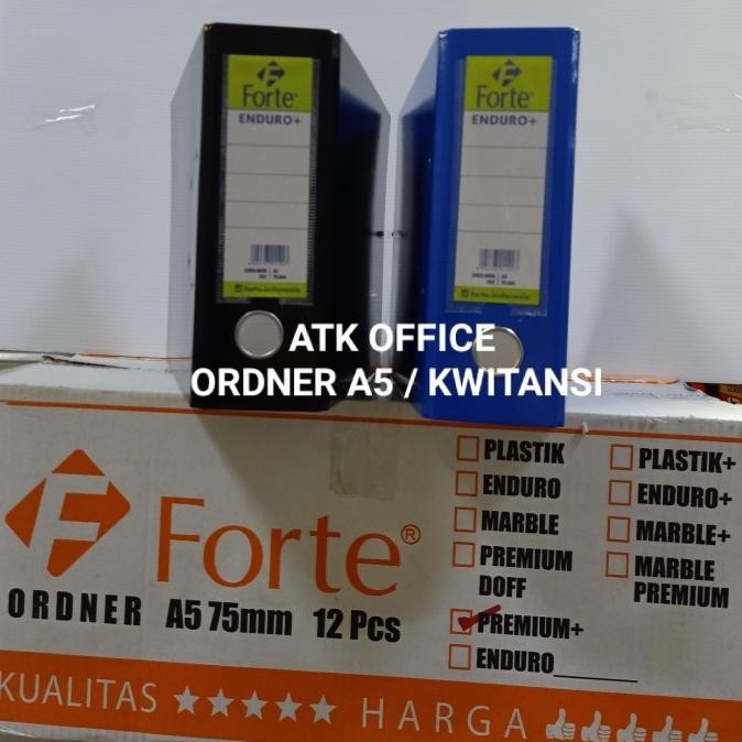 Jual Ordner A5 kwitansi Glosy /Forte Odner kwitansi A5 (12Pcs) Hitam ...