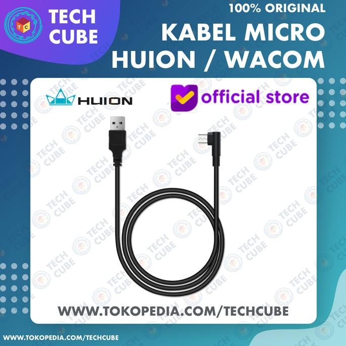 Jual Kabel Colokan Drawing Tablet Cable Huion Wacom Micro Usb To Usb A ...