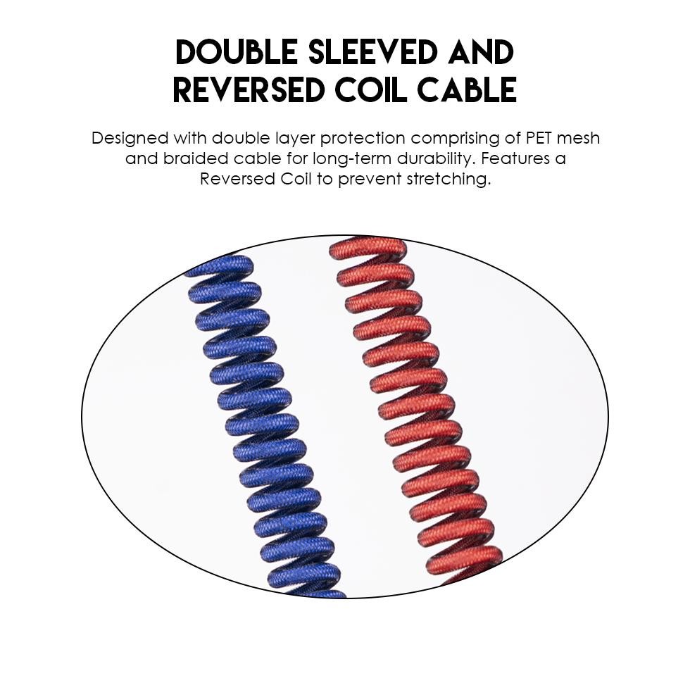 Jual Kabel Keyboard Mechanical Fantech Ac701 Aviator Usb-C Coiled Cable ...