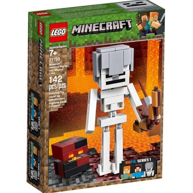 Jual LEGO MINECRAFT 21150 - Skeleton BigFig with Magma Cube | Shopee ...