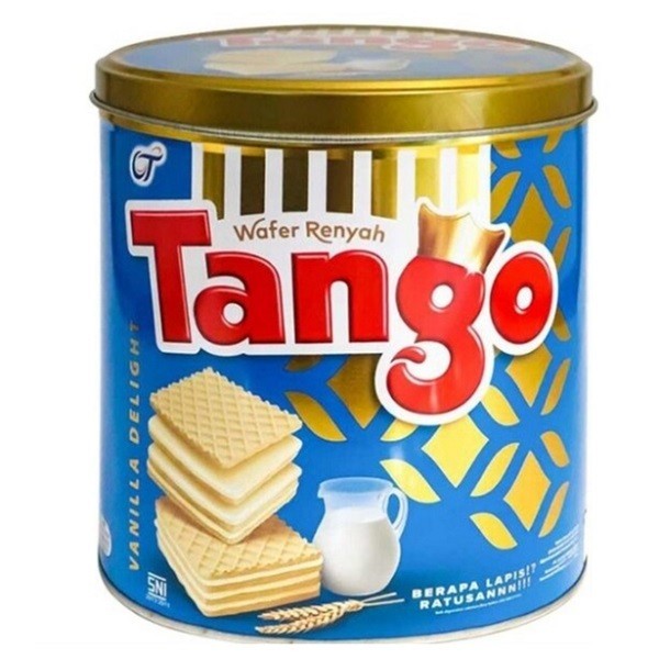 Jual TANGO WAFER VANILLA TIN 240 GR | Shopee Indonesia