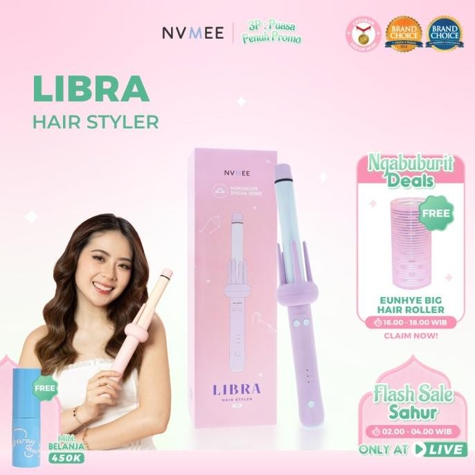 Jual TERBARU - [NEW] - NVMEE - Libra Hair Styler 2.0 | Catokan Keriting ...