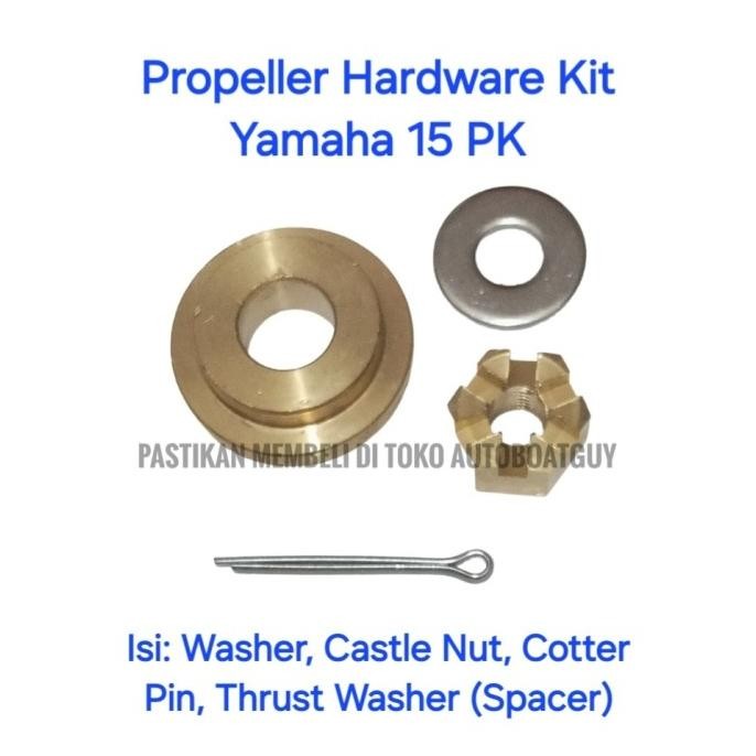 Jual :::::::] Propeller Hardware Kit Yamaha 15 PK HP Isi: Washer ...