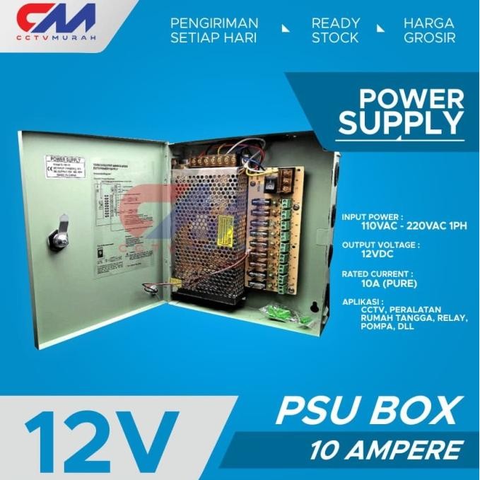 Jual POWER SUPPLY 12V 10A BOX ORIGINAL DAN TERPERCAYA | Shopee Indonesia