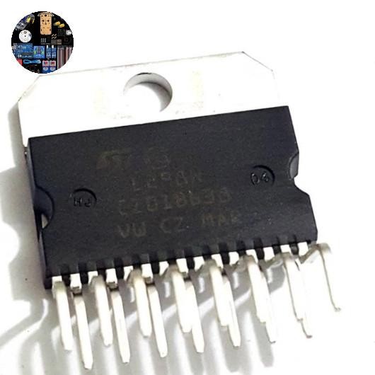 Jual IC L298N Dual H-bridge Motor Driver dc chip robot 2wd 4wd nodemcu ...