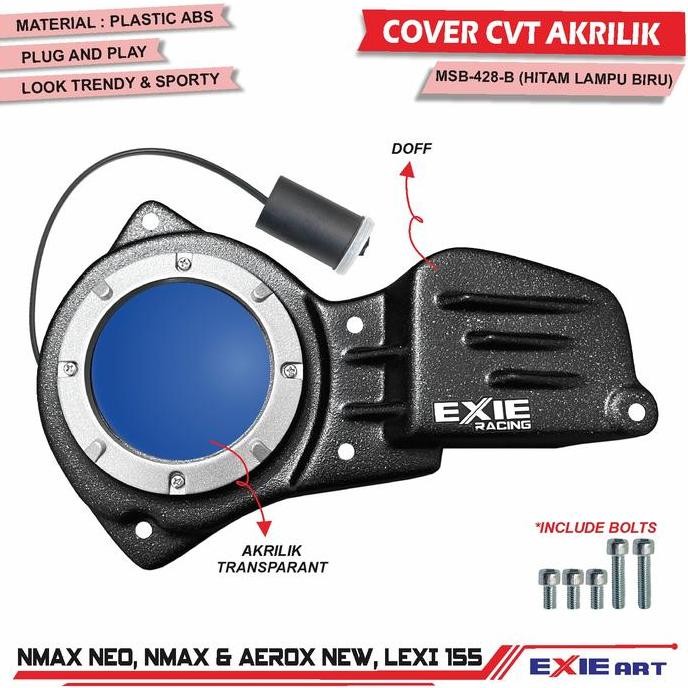 Jual Cover CVT Akrilik Nmax NEO, Nmax & Aerox New, Lexi 155 - Cover ...
