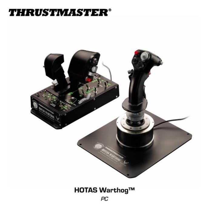 Jual THRUSTMASTER HOTAS WARTHOG + TPR PENDULAR RUDDER PEDAL FLIGHT SIM ...