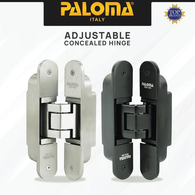 Jual Tersedia Paloma Engsel Tanam Invisible Concealed Hinge Pintu ...