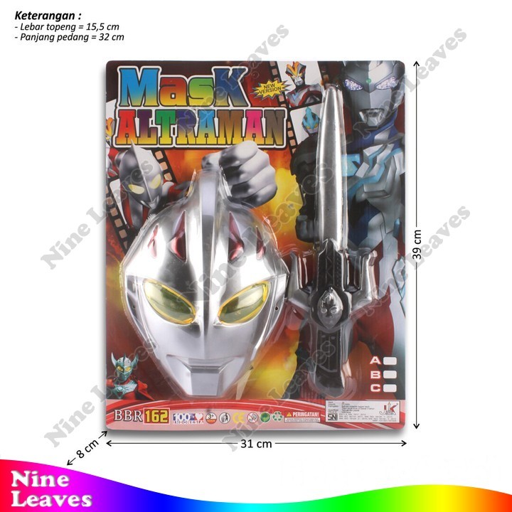 Jual Mainan Anak Topeng Ultraman Set Pedang Mask Altraman | Shopee ...